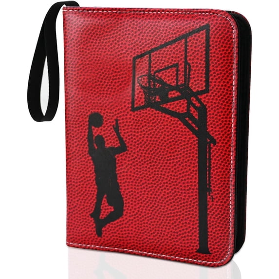 4 Pockets Trading Card Binder with 400 Card Capacity, 50 Removable ...