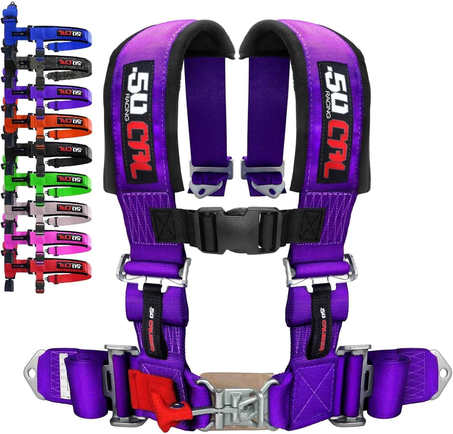 4 Point 3" Racing Harness for Bucket Seats, Quick Release Safety Belt ...