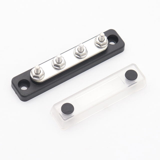 4 Point Bus Bar Power Distribution Block 100Amp 48V Dc Junction Block ...