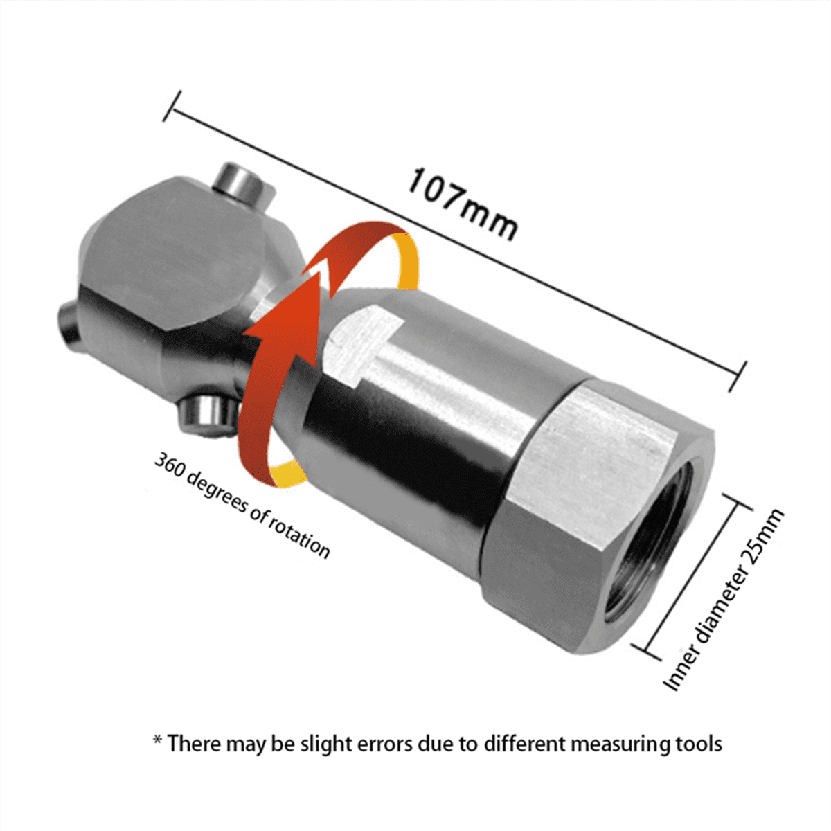 4-Point Impact Bottle and Can Cleaning Nozzle, Oil Drum Fully Automatic ...