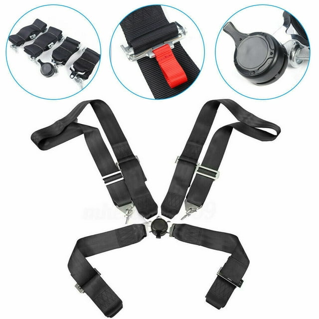 4 Point Racing Safety Harness 3'' Racing Quick Release Cam Lock Seat ...