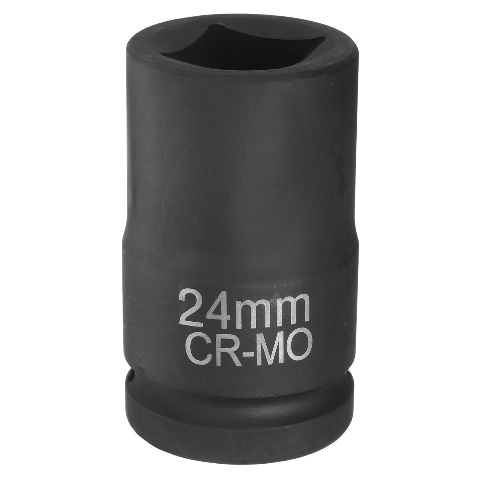 4 Point Square Socket 1" Drive 24mm Metric CR-MO Square Impact Wheel ...