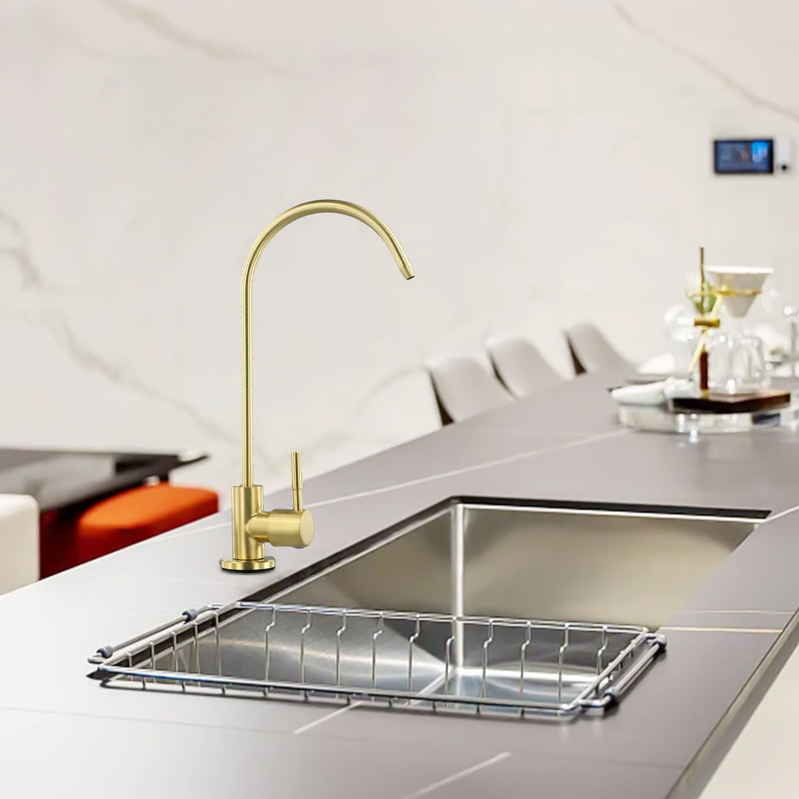 4 Points Kitchen Sink Direct Drinking Water Purifier Stainless Steel ...