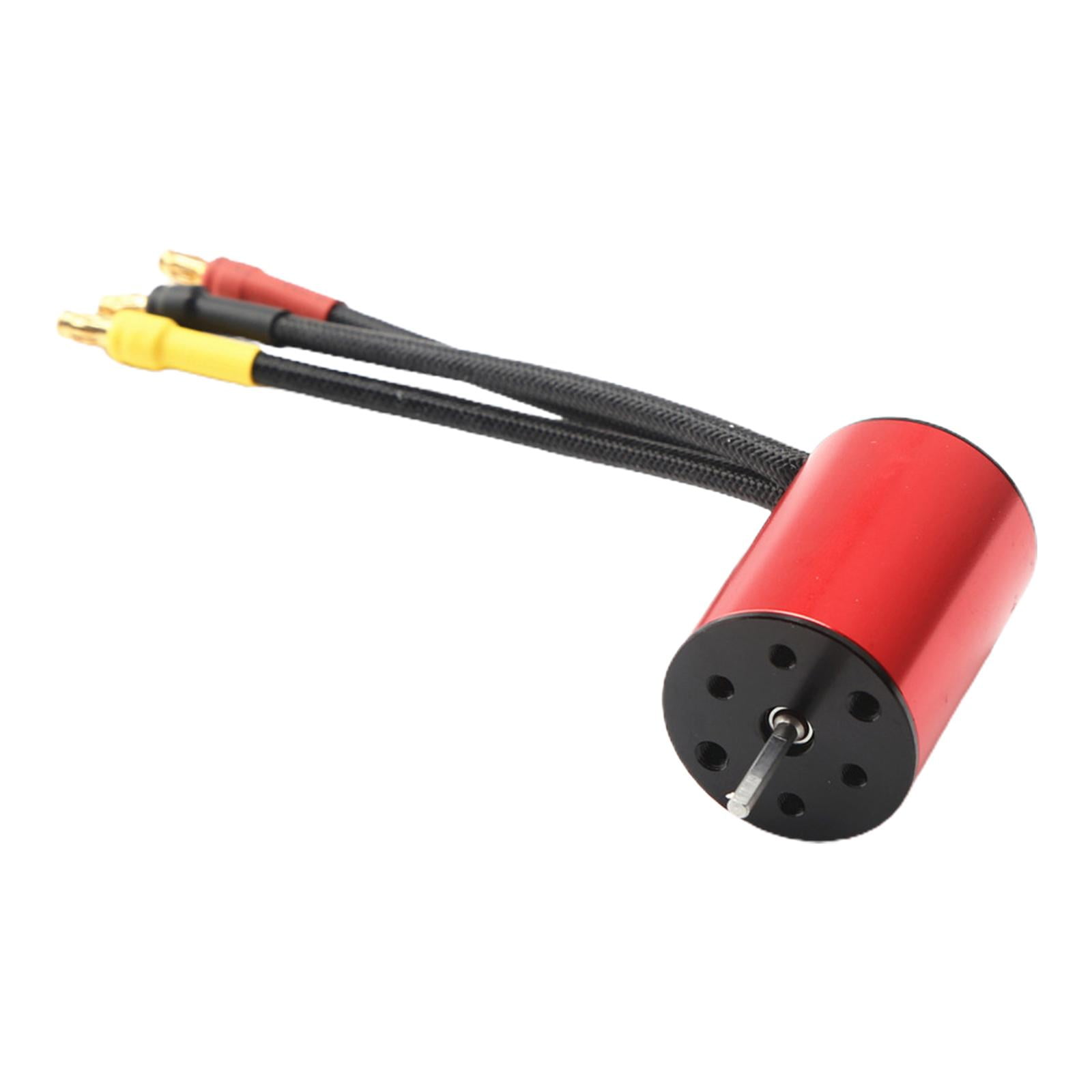 4 Pole 2440 Motor 4600kv 12 Slot RC Brushless Motor for 1/16 1/18 RC ...