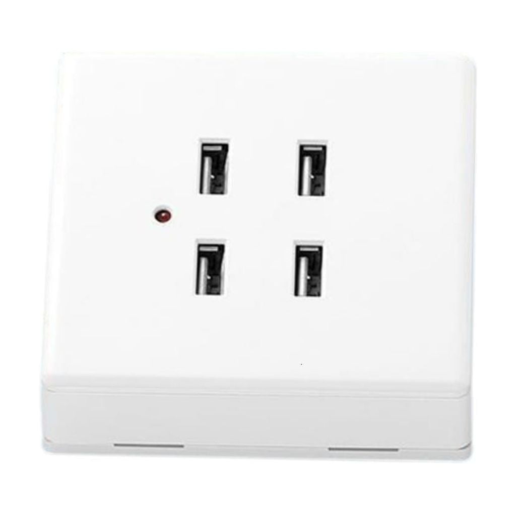 4 Port/2 Port USB Wall Charger Socket Efficient Charging for Multiple ...