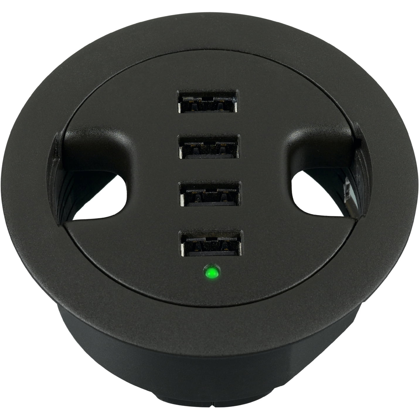 4 Port 3 inch In-Desk USB Hub - Walmart.com