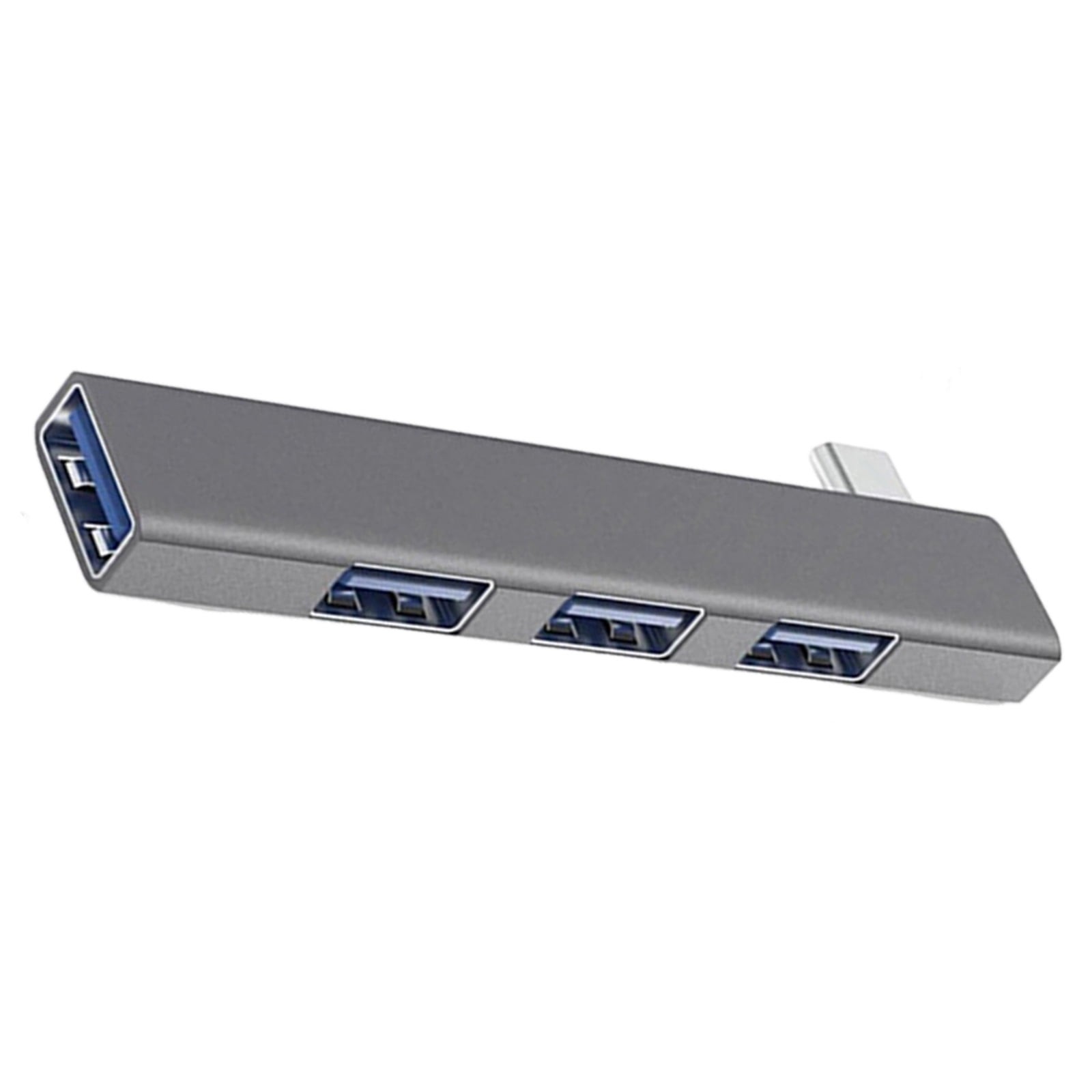 4-Port Aluminum Hub Space-Saving Right Angled Design Enhanced Heat ...