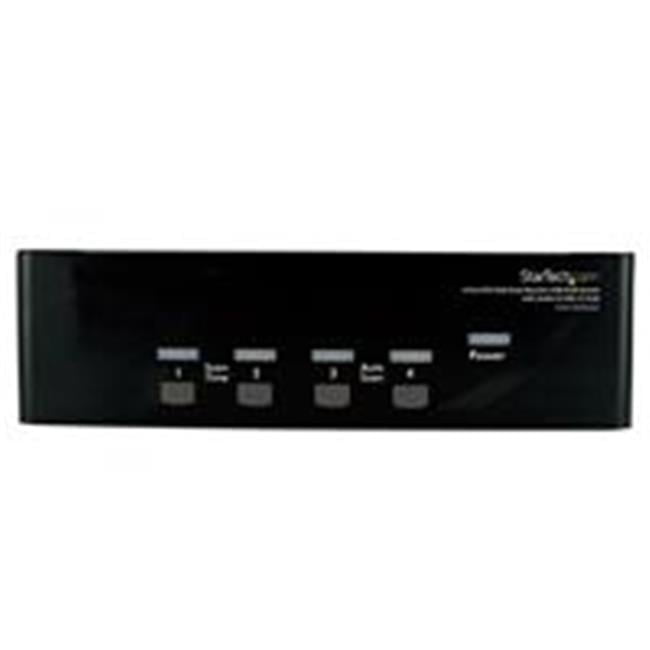 4 Port DVI VGA Dual Monitor USB Audio & USB Hub - Walmart.com