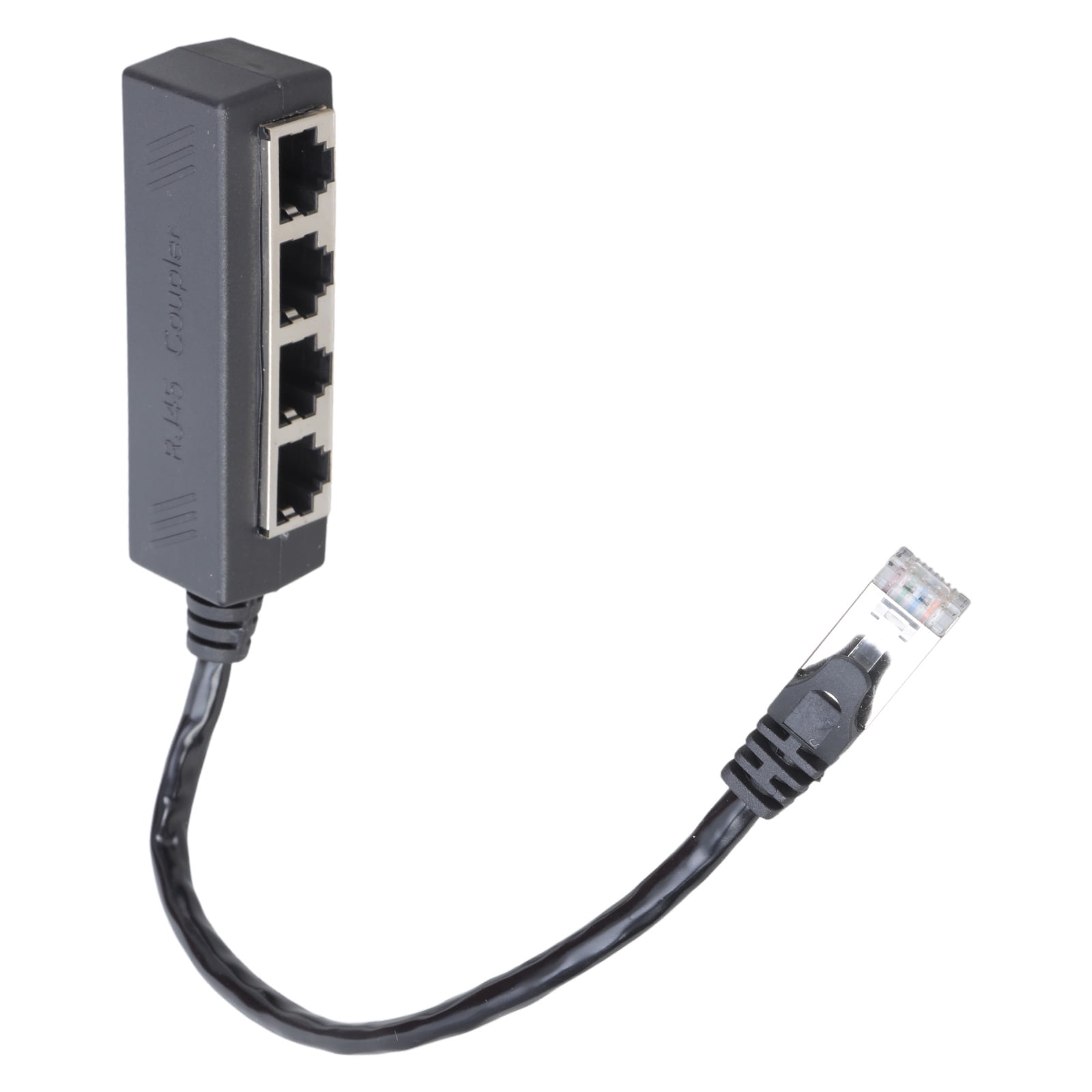 4 Port Ethernet Networking Splitter Adapter 4 Way Ethernet Cable ...