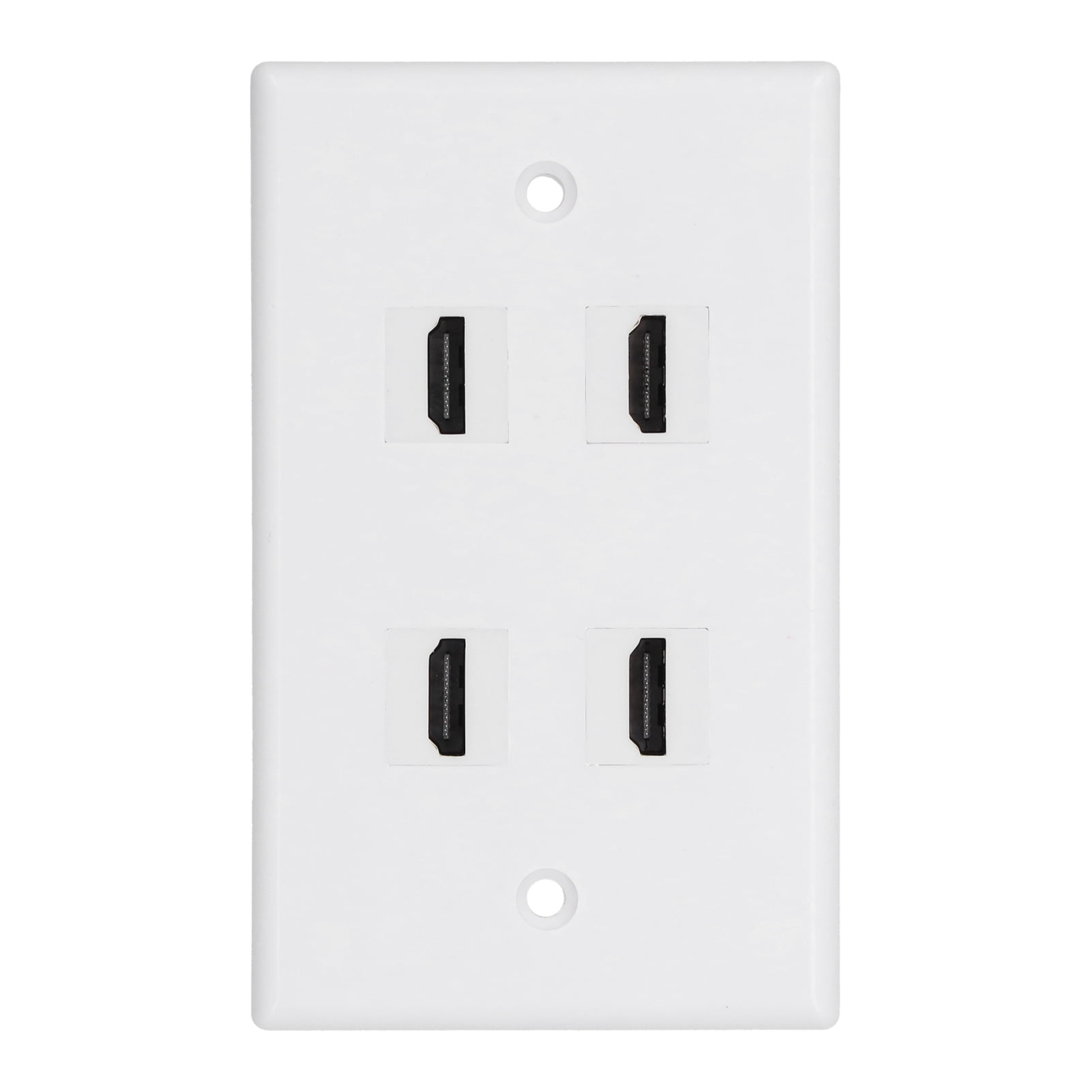 4,Port HD Multimedia Interface Wall Plate, ABS Panel For Home Theater ...