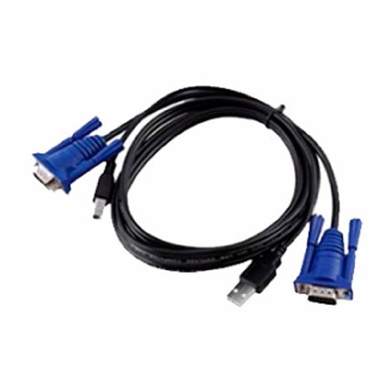 4 Port Kvm Switch USB 2.0 VGA Splitter Printer Mouse Keyboard Pendrive ...