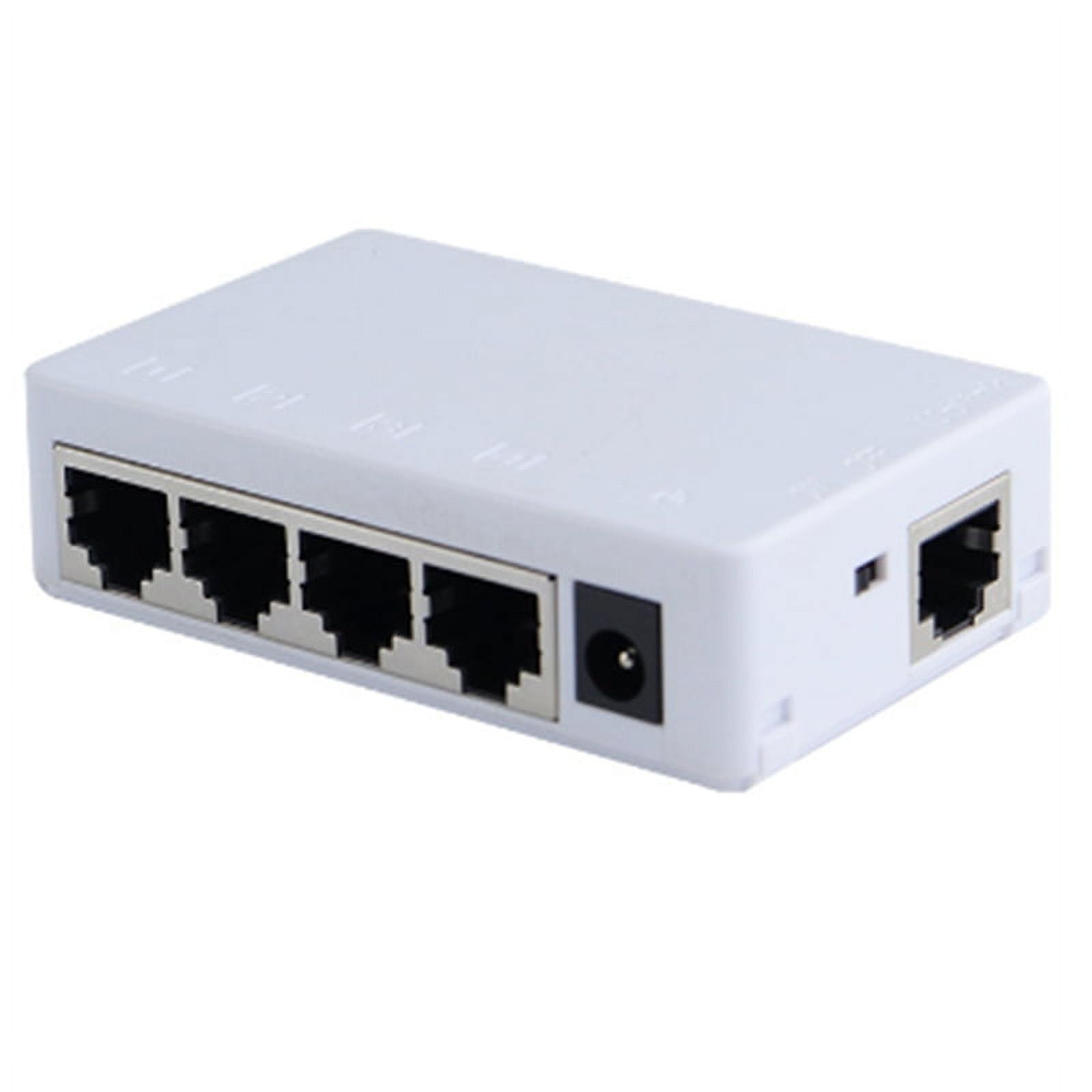 4 Port POE Extender 100Mbps 1 in 4 Out 250 Meters Network Switch ...