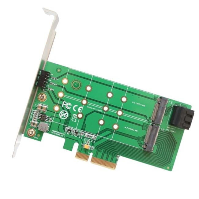 4 Port SATA III Mini PCI-E Controller Card - Walmart.com