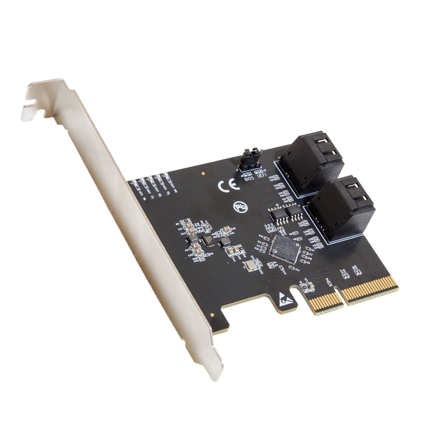 PCI-Express 2.0 4-Port SATA6G Raid Card. PCI Express x2 interface, and ...