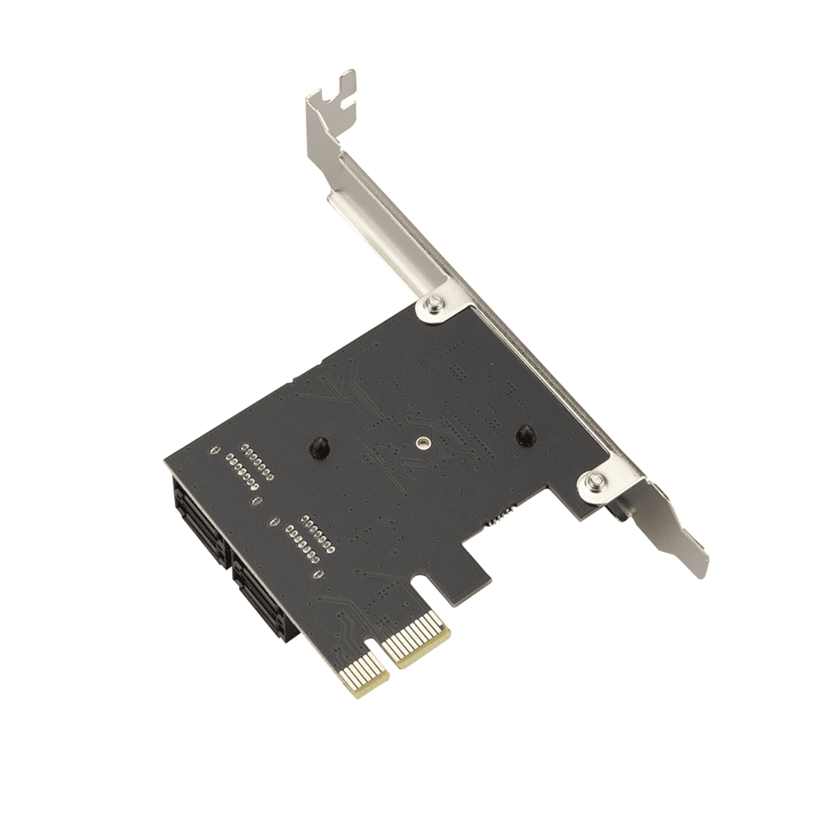 4 Port SATA to PCIe PCI Express 3.0 Expansion Card Adapter Extension ...