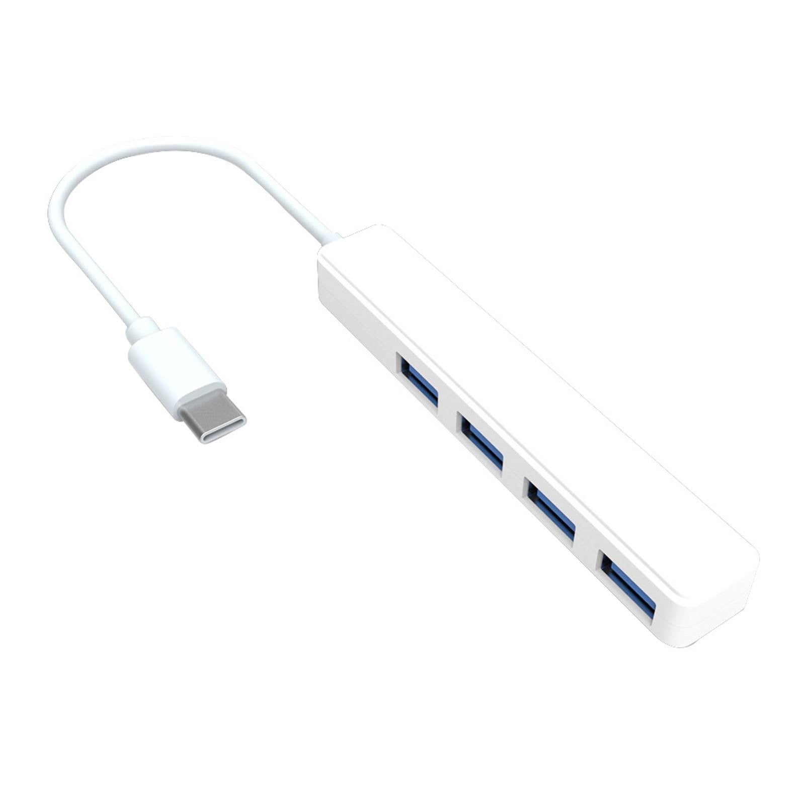 4-Port Type-C Data Hub Splitter with 5V Micro USB Power Port - for USB ...