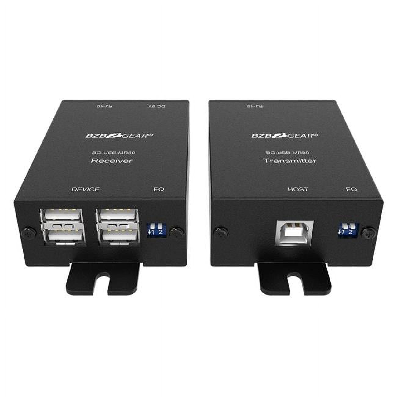 4-Port USB 2.0 Extender Over Single Cat.X Cable Up to 260 ft., Black - Walmart.com