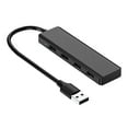4 Port USB 2.0 Hub - High Speed Multi Port Expander for Computer Laptop ...