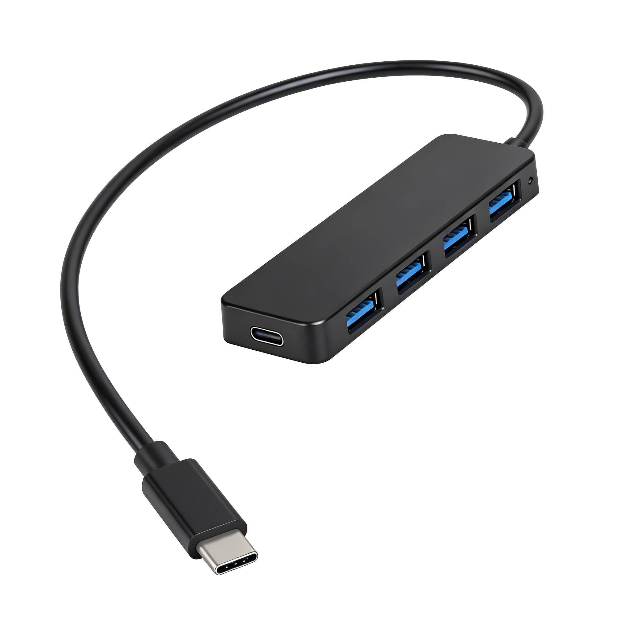 4-Port USB Hub,USB C Hub Splitter Ultra-Slim, Portable USB Adapter Mini ...