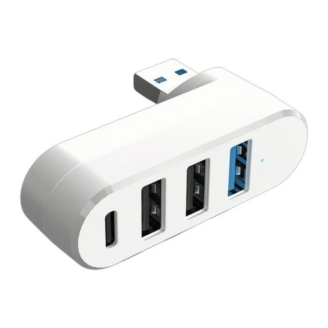 4 Port Usb Splitter Extender Multiport Adapter With 3 Usb Port And 1 Usb