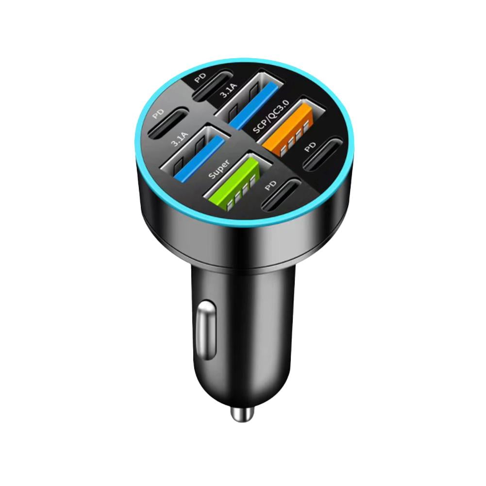 4 Port USB Super Fast Car Charger Adapters For iPhone Phones Android ...