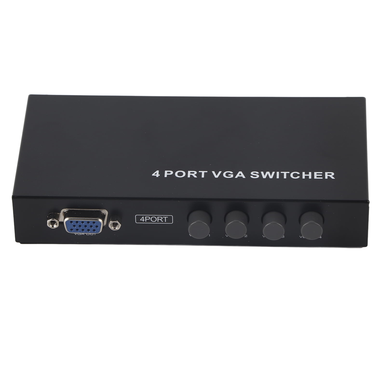 4-Port VGA Switcher SVGA Monitor Sharing Switch Box 4-in-1-out for ...