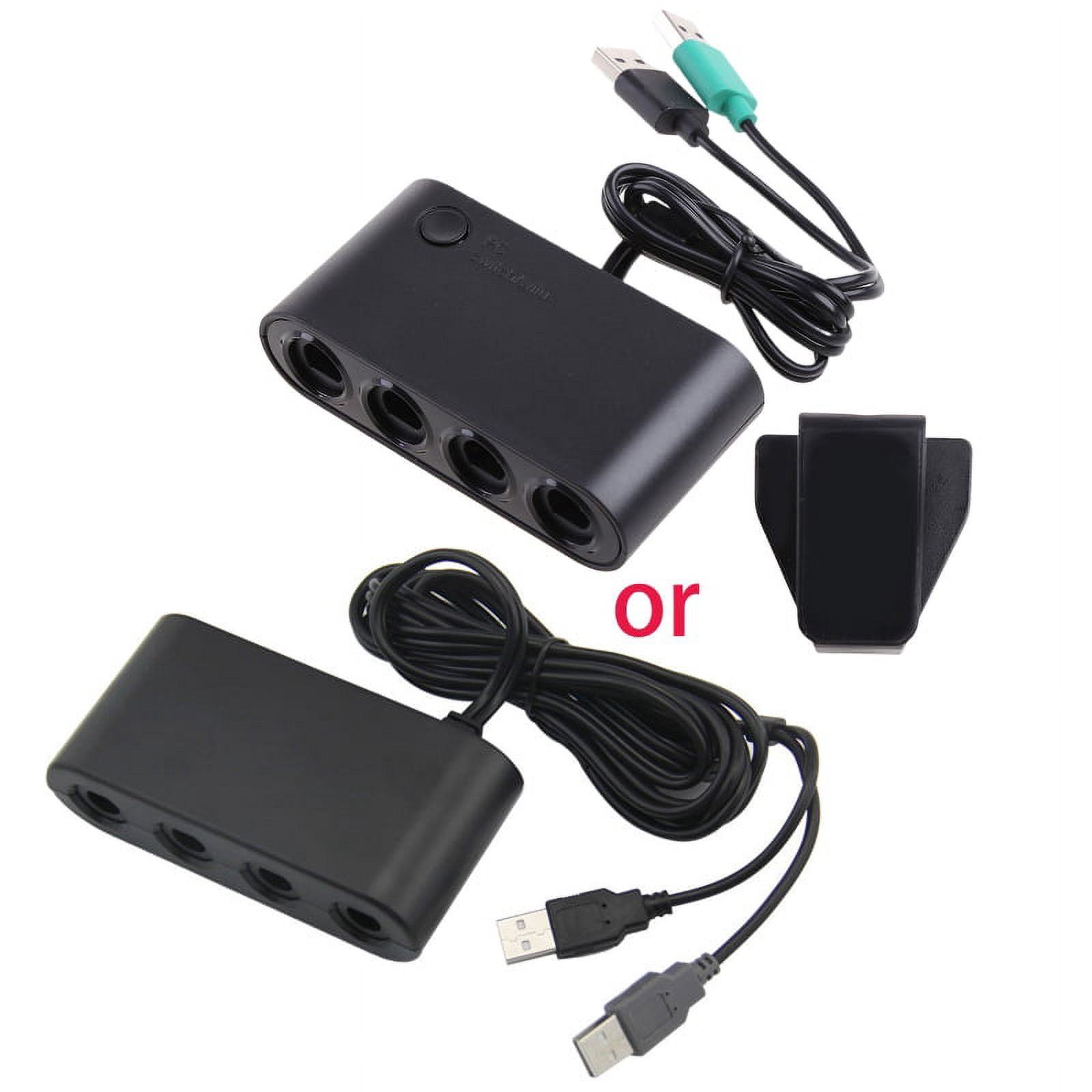 4 Ports Converter for GameCube for GC Controller,3 in 1 USB Adapter ...