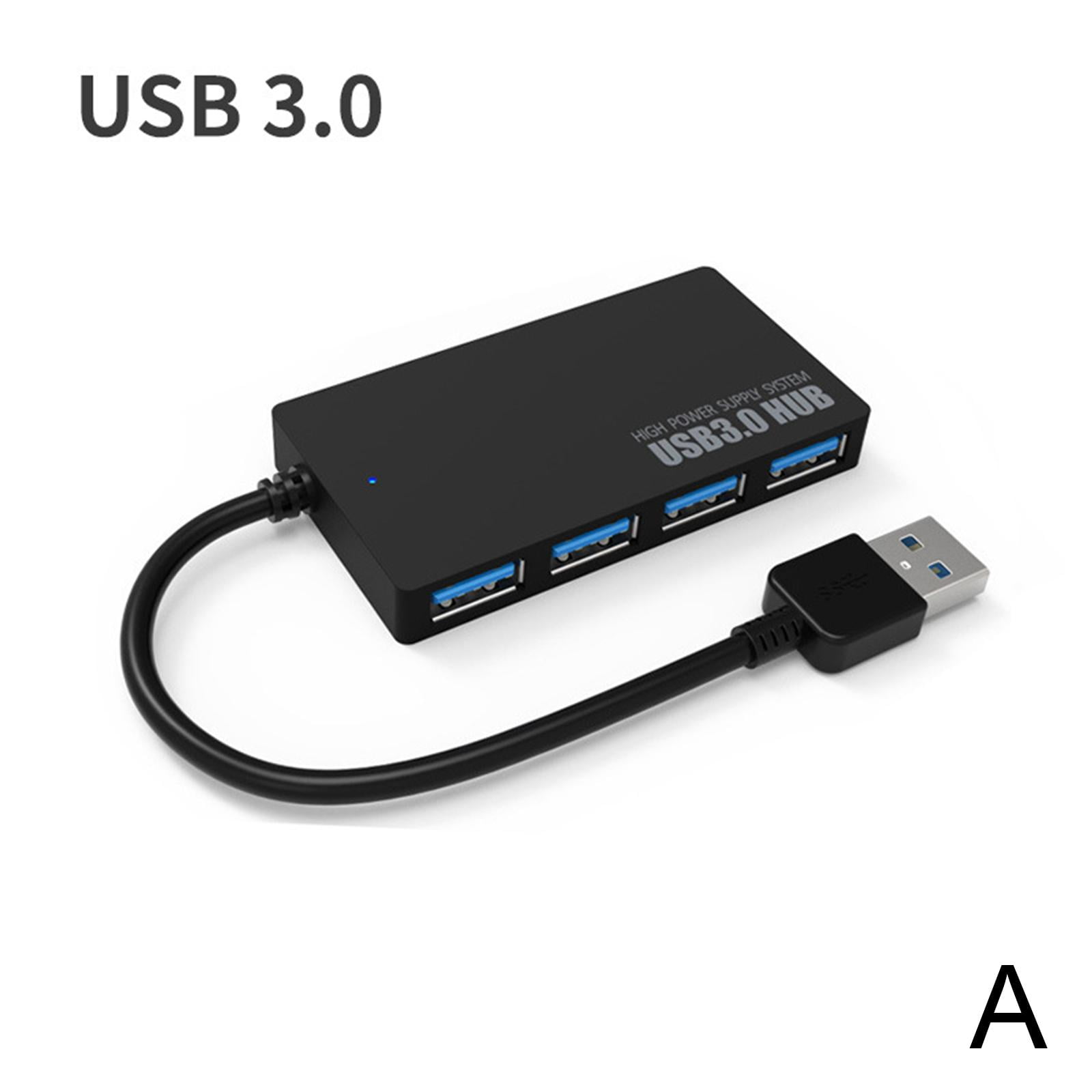 4 Ports Hub USB 3.0 High Speed Adapter Desktop Multi Splitter PC Laptop ...