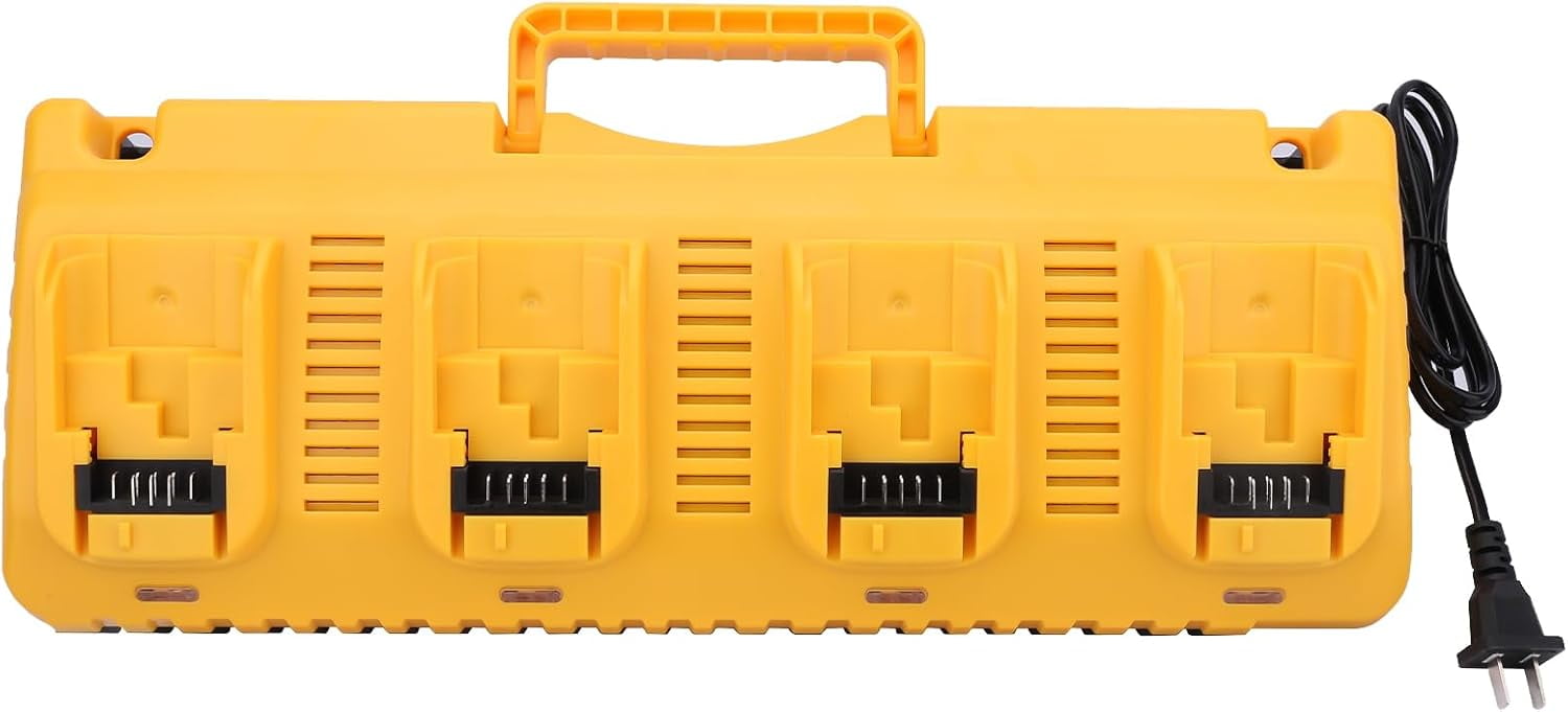 4-Ports Rapid Charger Replacement for Dewalt 12v 20v Max Battery ...