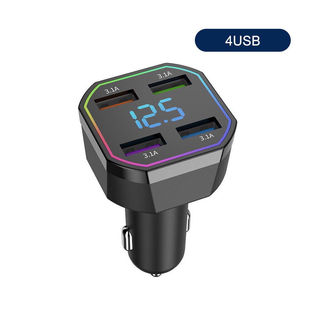 4 Ports USB C PD 20W QC3.0 Car Charger Fast Adapter Universal Socket Adapter 4USB 3.1A - Walmart.com