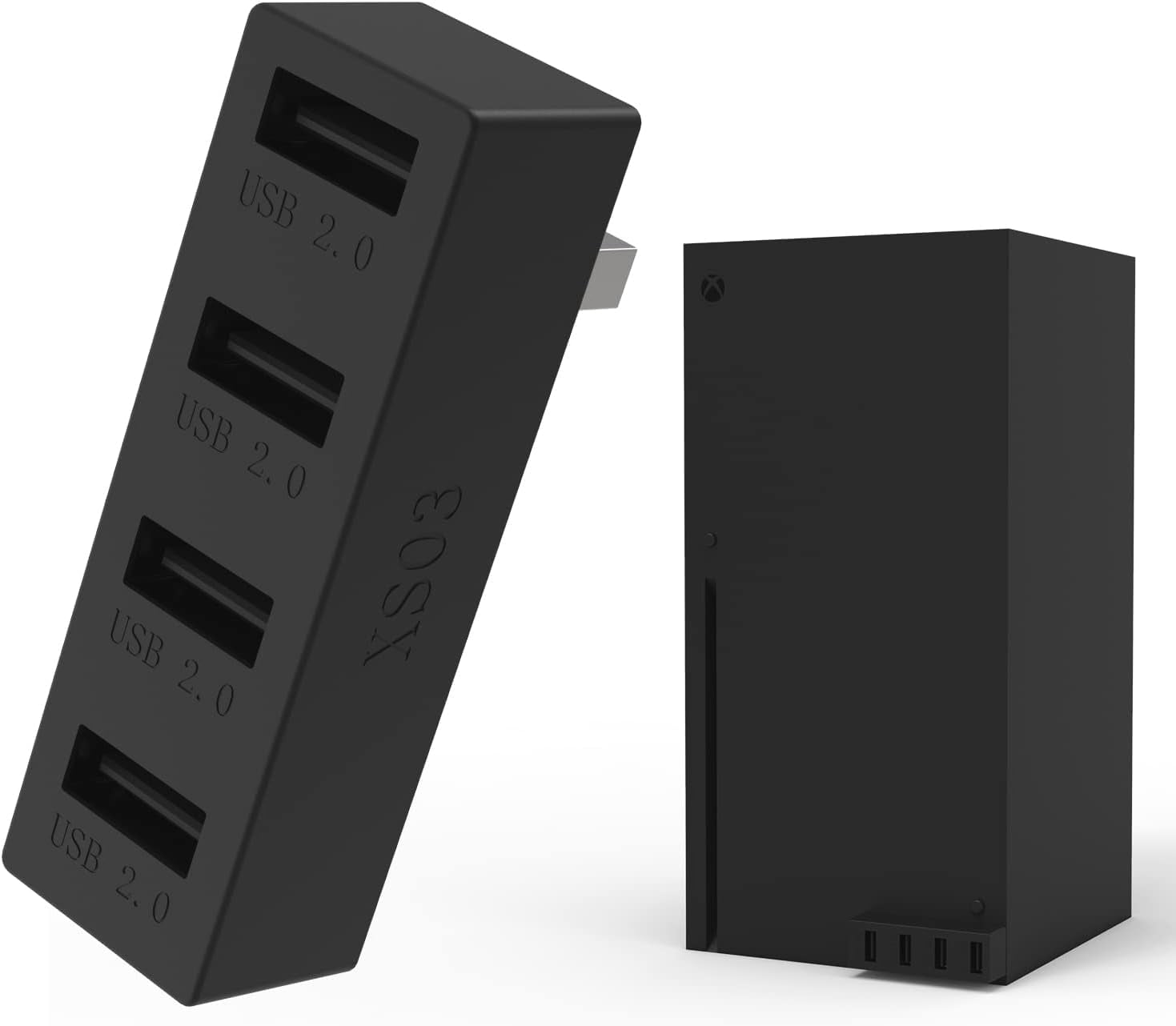 JZW-Shop 4 Ports USB Hub 2.0 for Xbox Series X, High Speed USB Hub ...