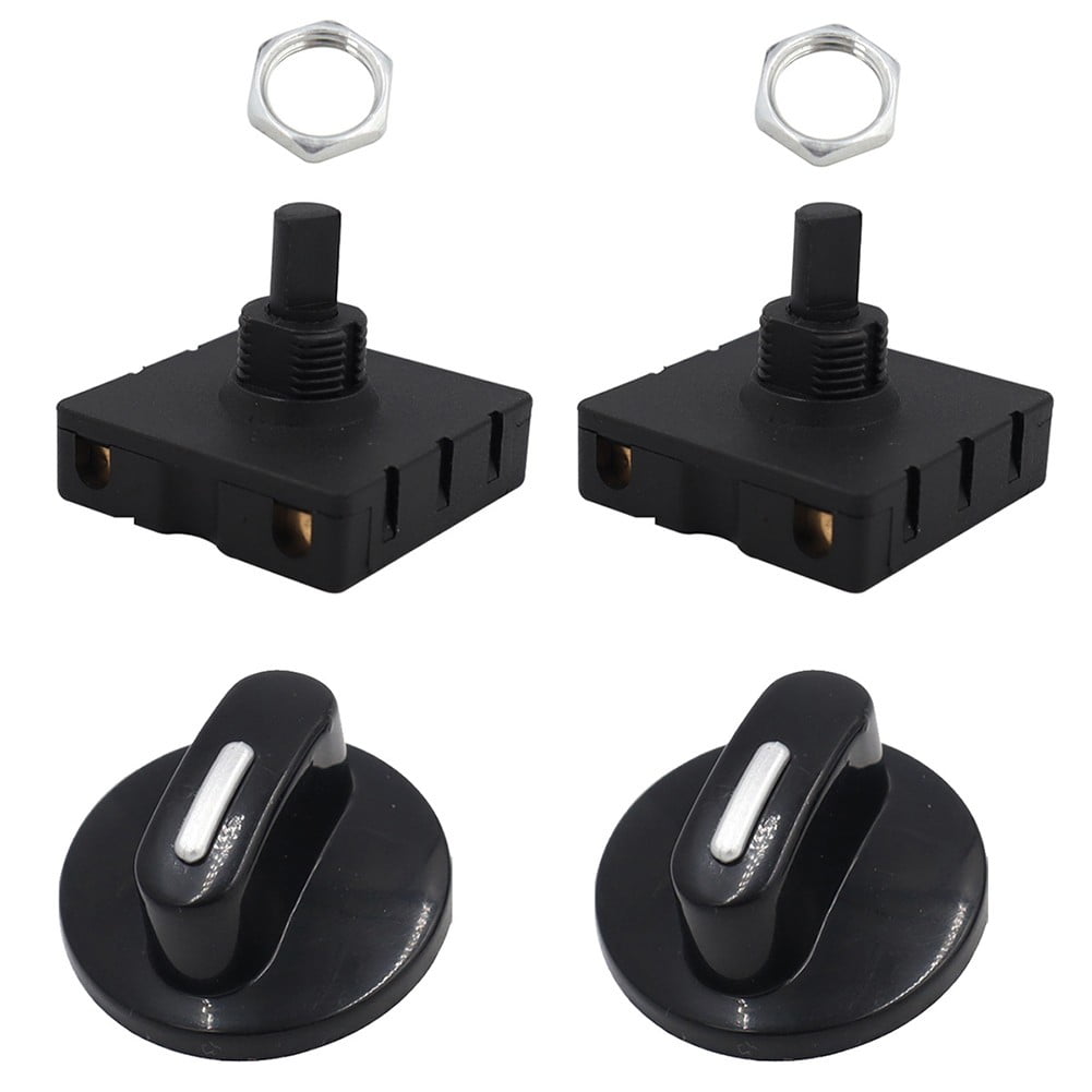 4 Position 3Speed Fan Selector Rotary Switch Speed Regulator With Knob ...
