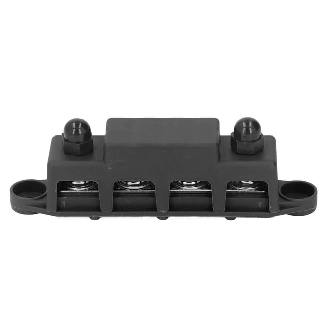4 Position Bus Bar M10 Studs Power Distribution Block for Automobile RV ...