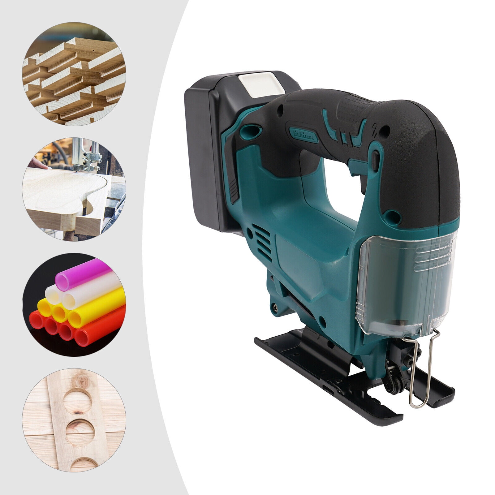 4 Position Orbital Cordless Woodworking Cutting Jigsaw Cutter Jig Saw ...