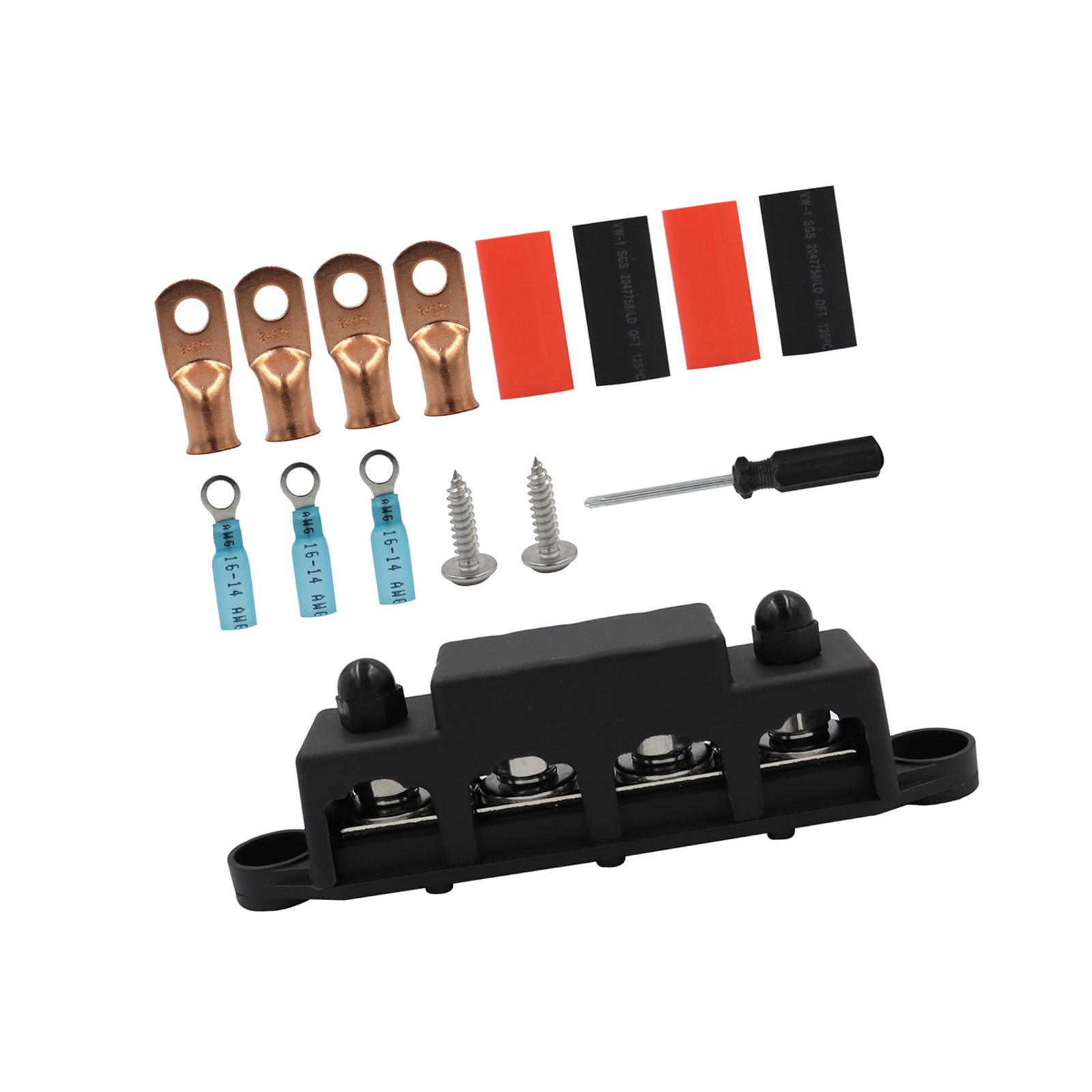 4 Post Power Distribution Block Bus Bar, Terminal Distribution Block ...