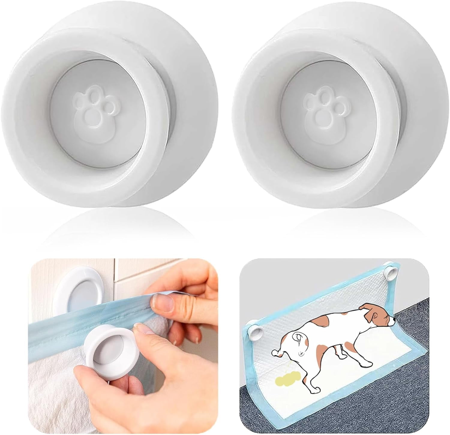 (4-) Potty Pad Holder Compatible with Any Size of Puppy Pee Pads for ...
