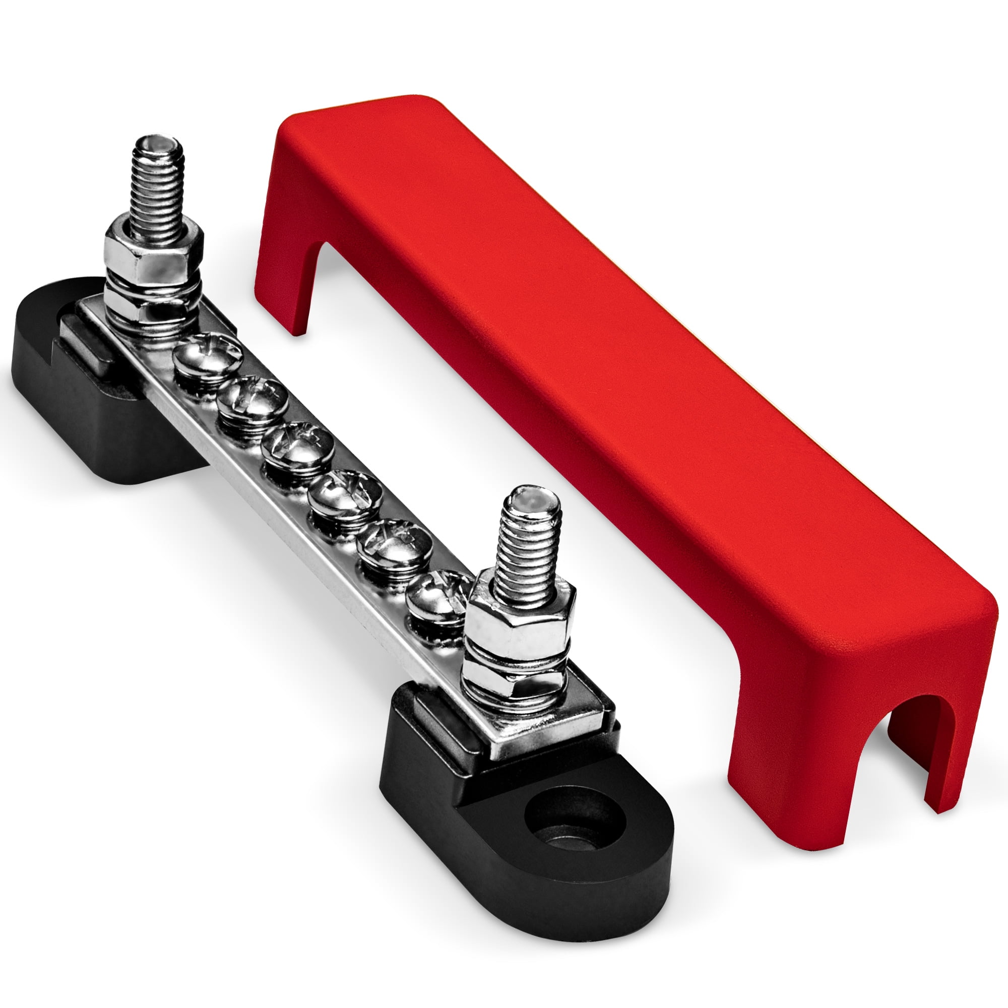 4" Power Distribution Terminal Block Battery Bus Bar - Max 300V AC or ...