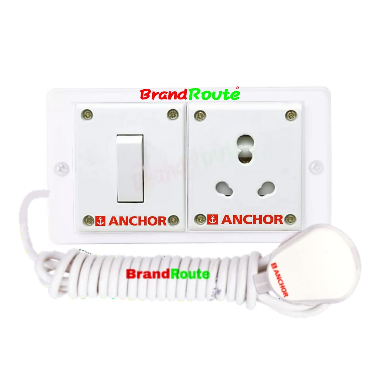4 Power Socket Extension Board Voltage Amp Meter Anchor Component ...