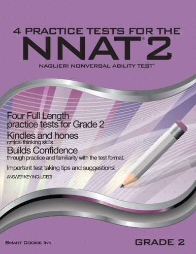 Pre-Owned 4 Practice Tests for the NNAT2 - Grade 2 (Level C): FOUR FULL ...