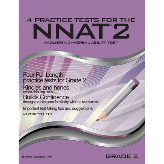 Pre-Owned 4 Practice Tests for the NNAT2 - Grade 2 (Level C): FOUR FULL ...