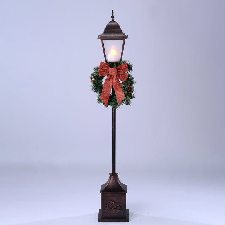 Lighted Lamp Post December Home