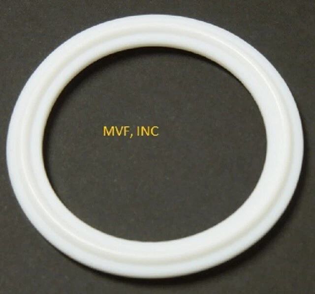 4" Ptfe Sanitary Clamp Gasket Ptfe 450°F Dairy Brewing Tri Clover ...