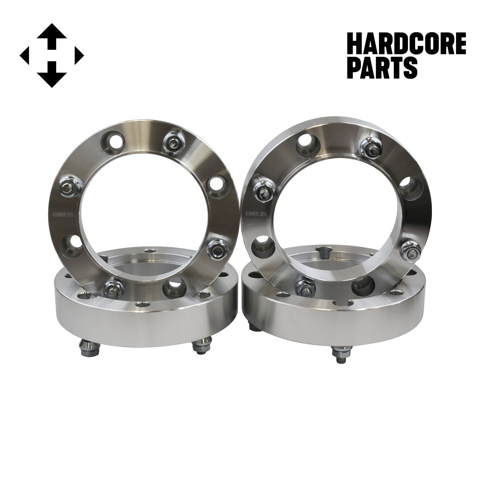 4 QTY 1.5" 4x156 Hubcentric ATV Wheel Spacers - Compatible with Polaris ...