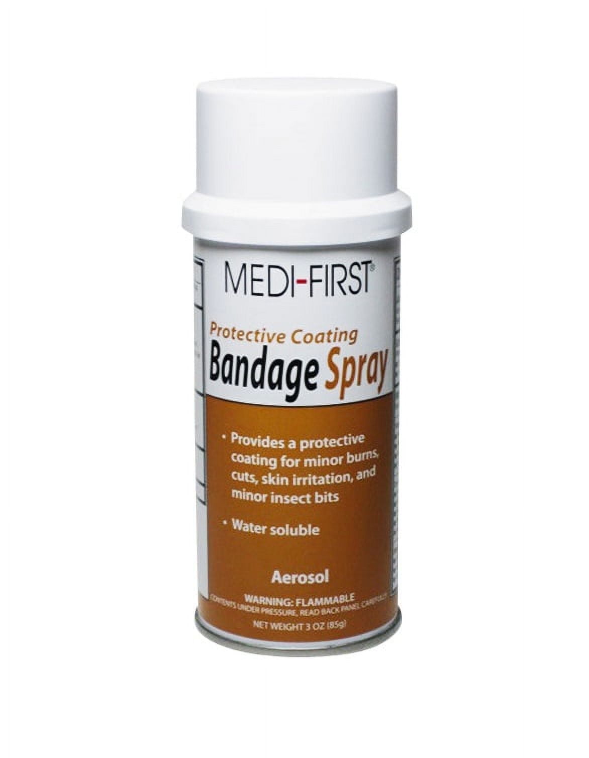 4 Qty Bandage Spray 3 oz Aerosol Can - First Aid Kits - Medi-First - MS ...