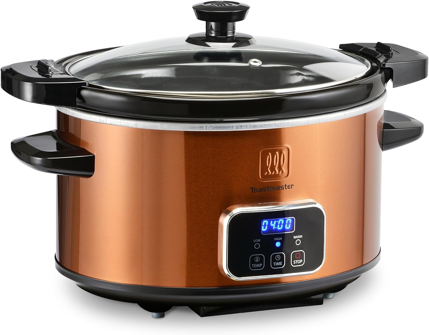 4-Quart Digital Slow Cooker with Locking Lid - Food Warmer for Dip ...