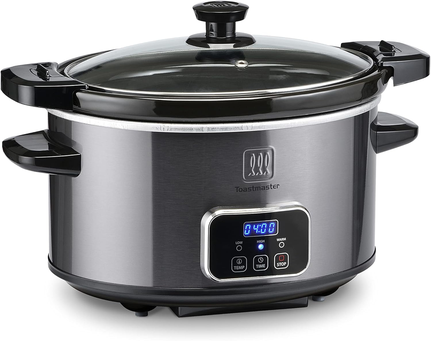 4-Quart Digital Slow Cooker with Locking Lid (Graphite) - Walmart.com