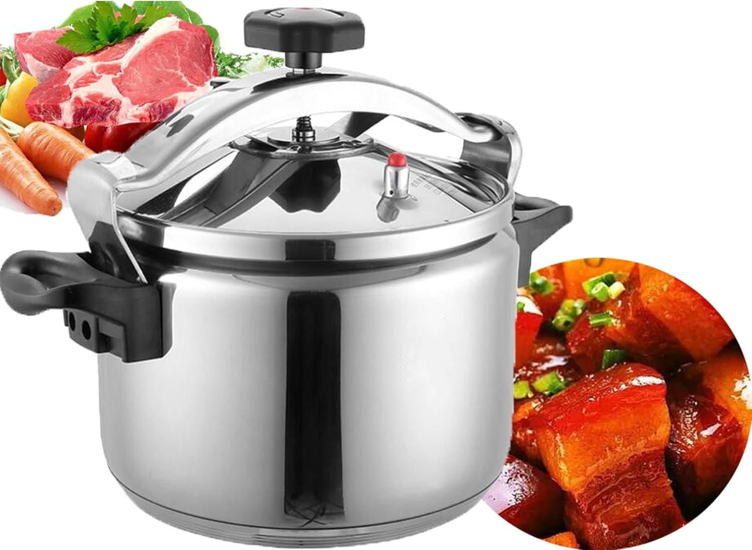 4 Quart Olla De Presin Pequea & Small Pressure Cooker & Stainless Steel ...