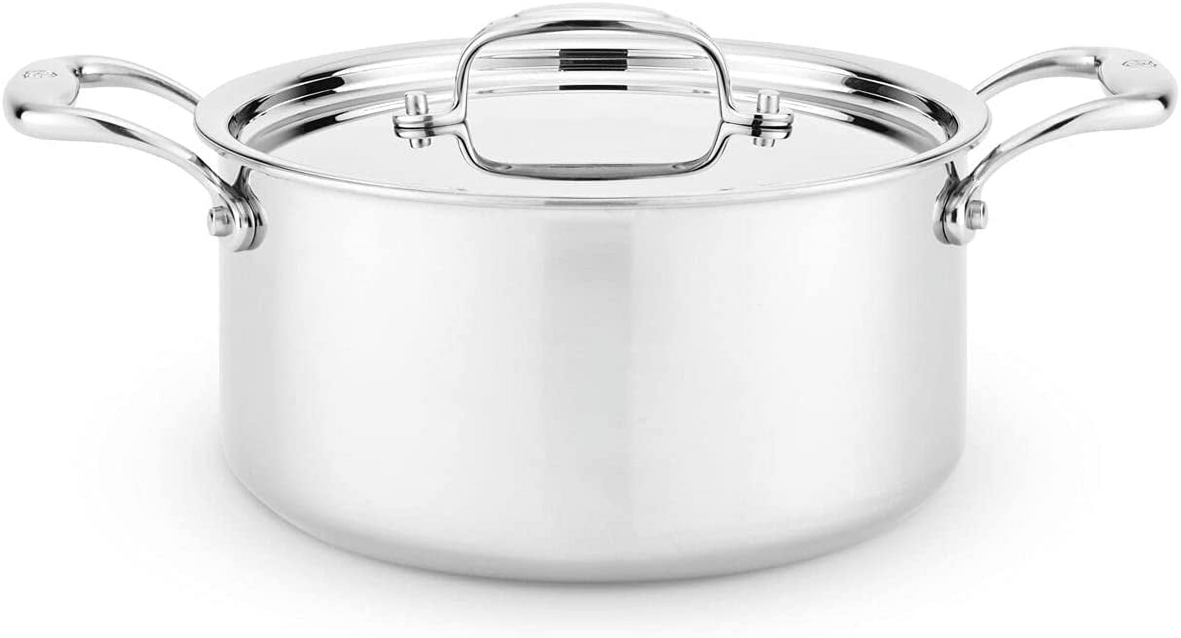 4 Quart Sauce - Titanium Strengthened 316Ti Stainless with 5-Ply ...