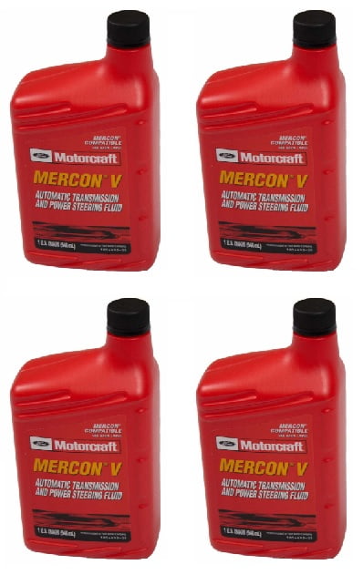 4 Quarts Transmission ATF & Power Steering Fluid MERCONÂ® V Auto. MPN # ...