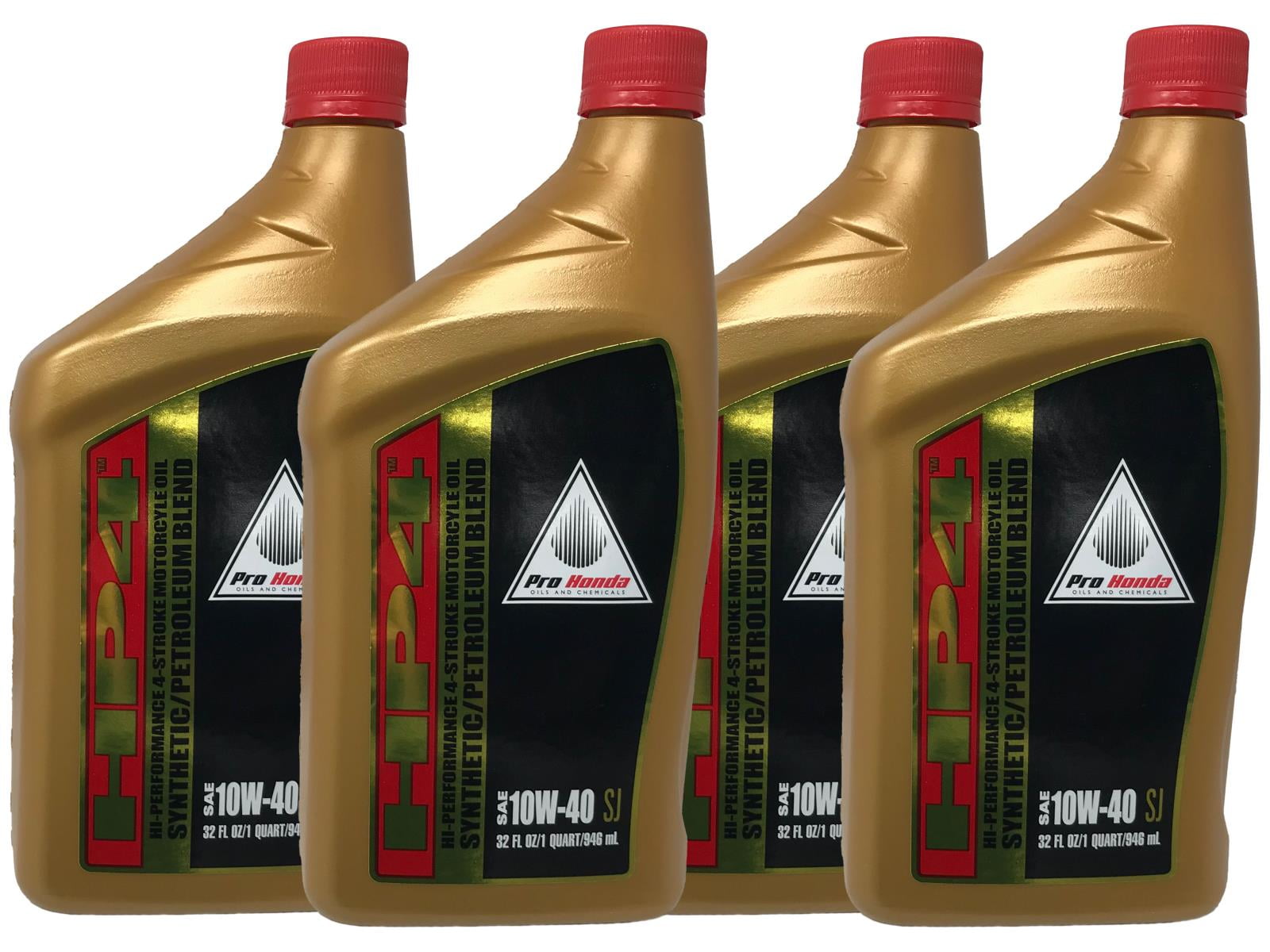 4 Quarts of Genuine 08C35-A14WOM HP4 Honda 4-Stroke Synthetic Blend 10W ...